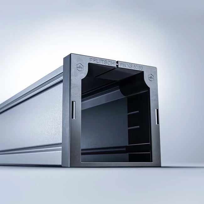 Industrial cable tray for machine builders and automation projects